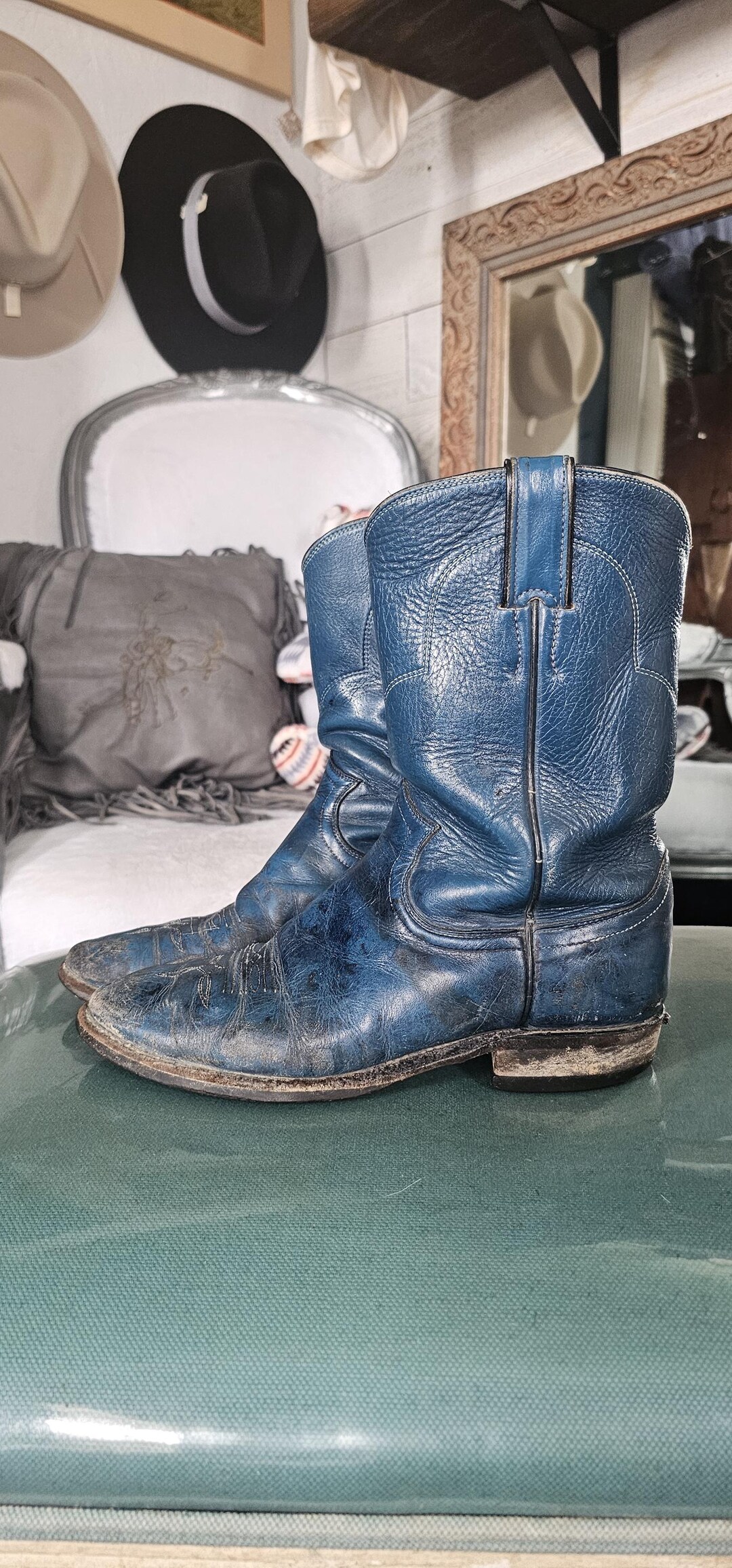 Vintage Justin Ropers - Etsy