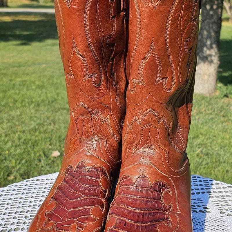 Inlay Boots - Etsy