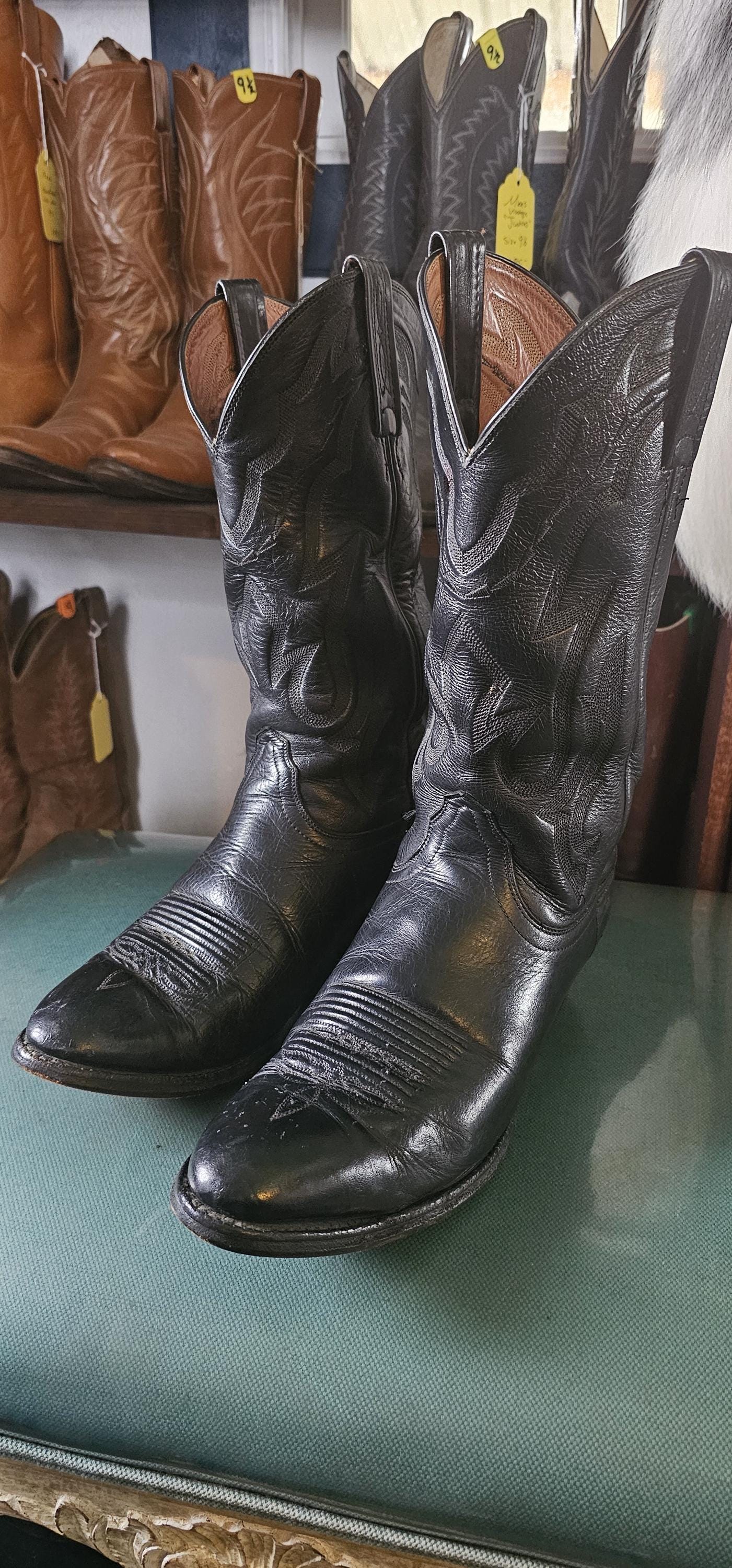 Mens Lucchese Cowboy Boots - Etsy