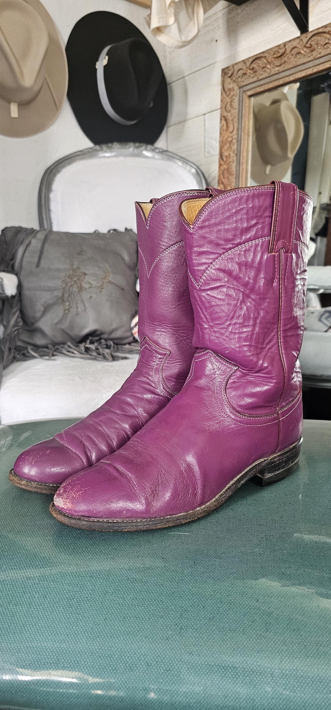 Vintage Justin Ropers - Etsy