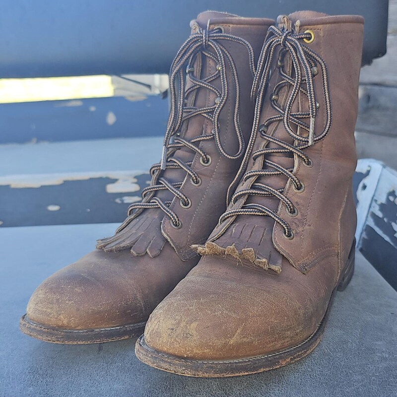 Justin Roper Boots - Etsy