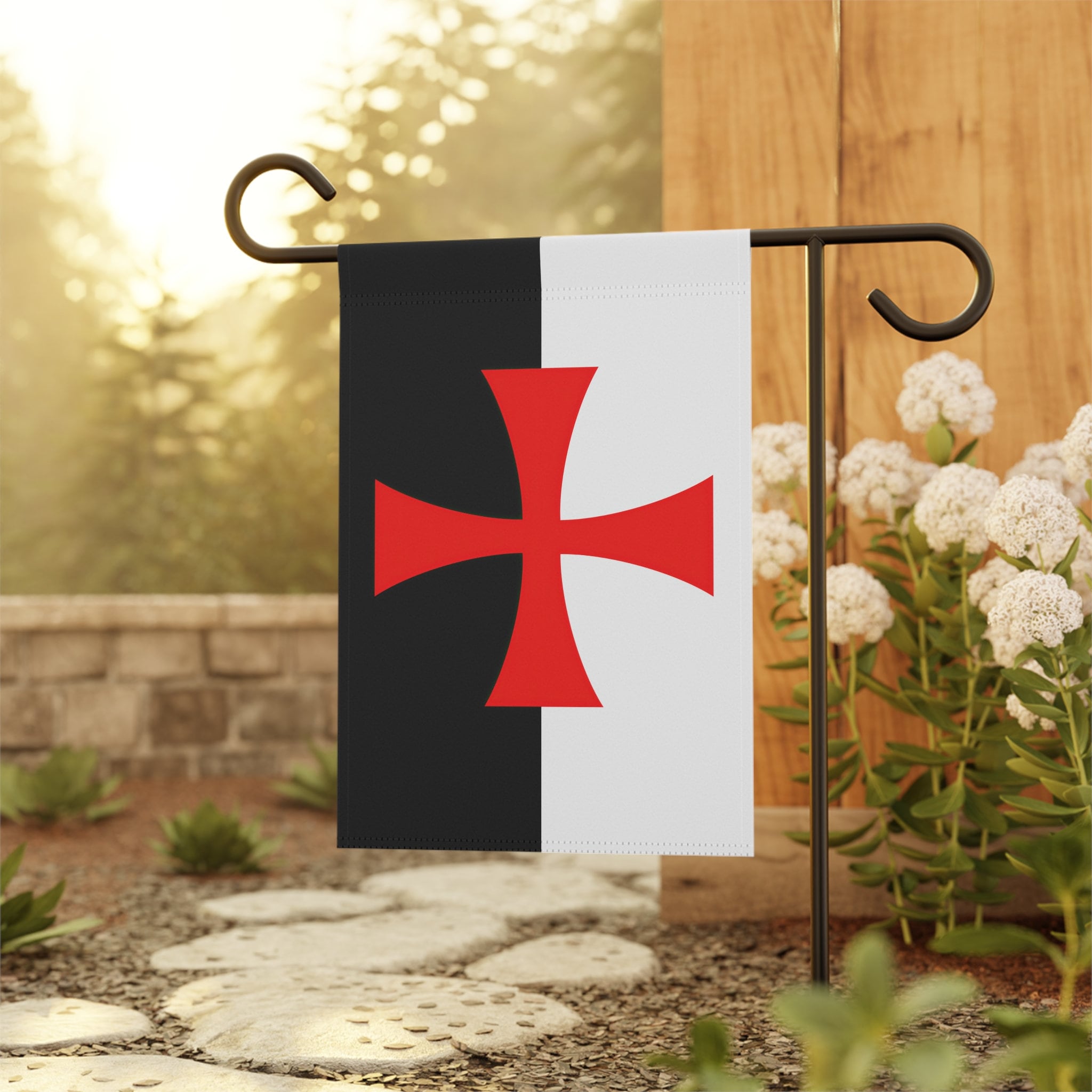 Templar Flag Traditional Catholic Garden Banner - Etsy