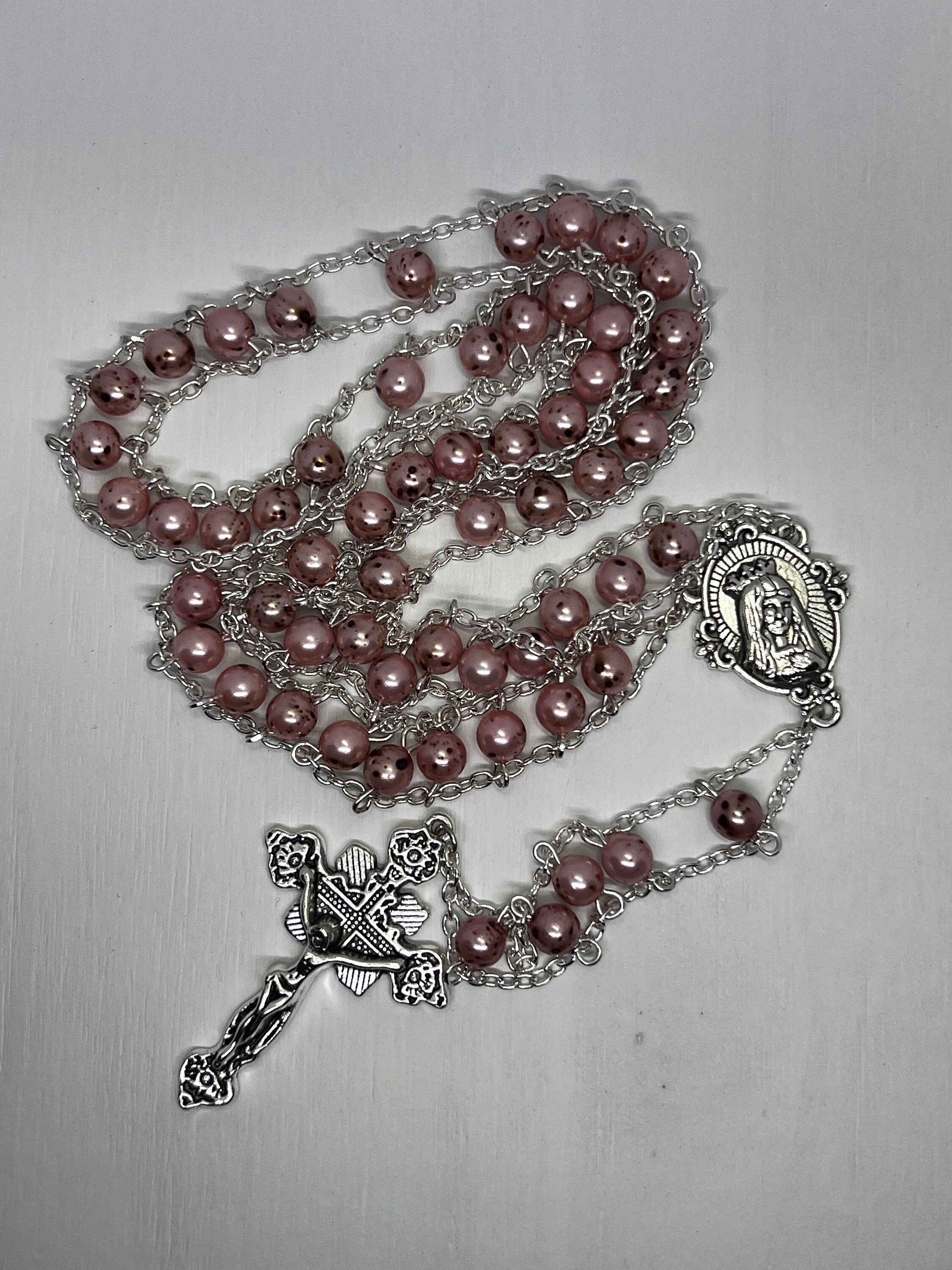 Beautiful Handmade Rose Ladder Catholic Rosary - Etsy