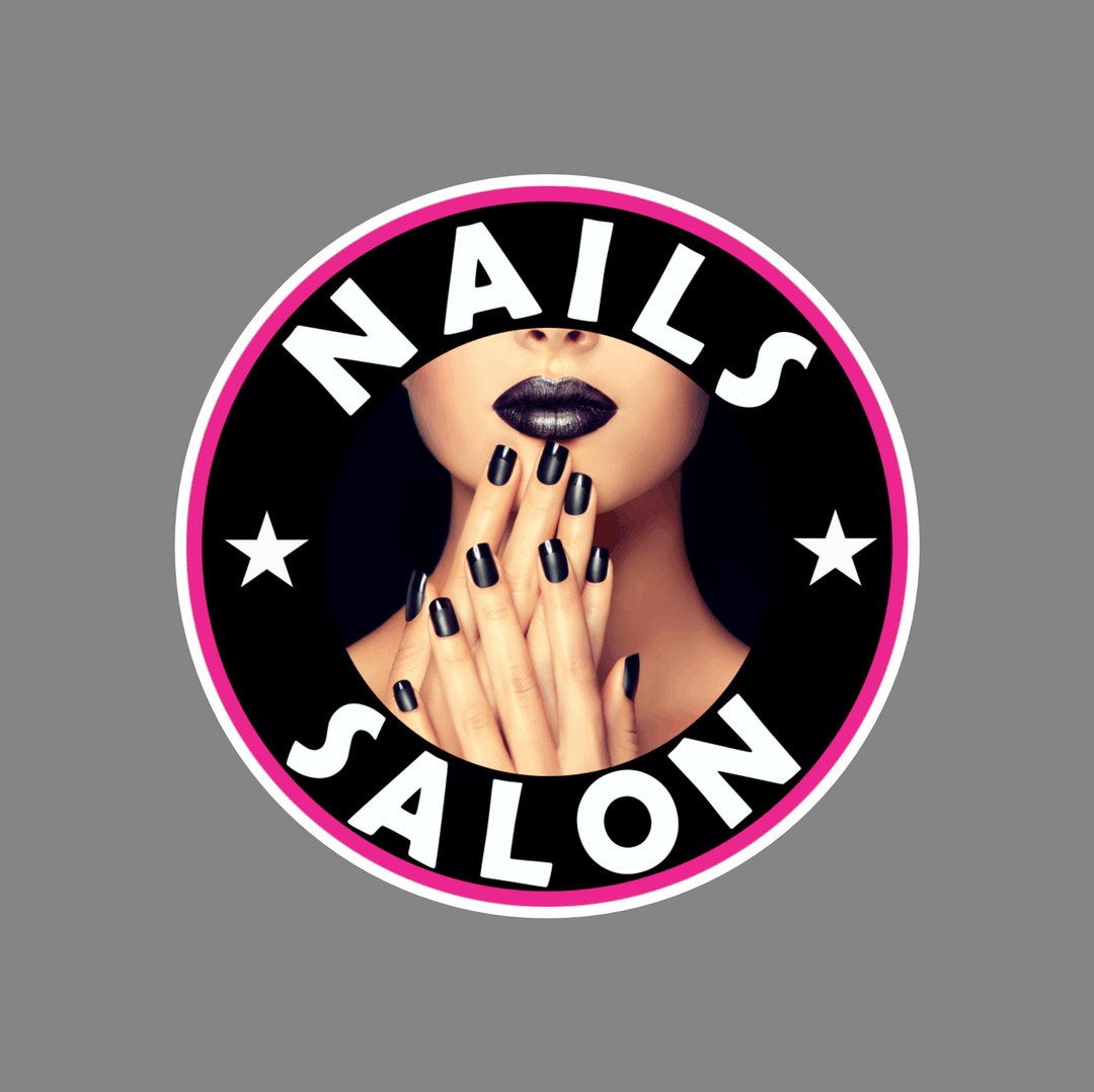 Nails Salon Window Decal - Etsy