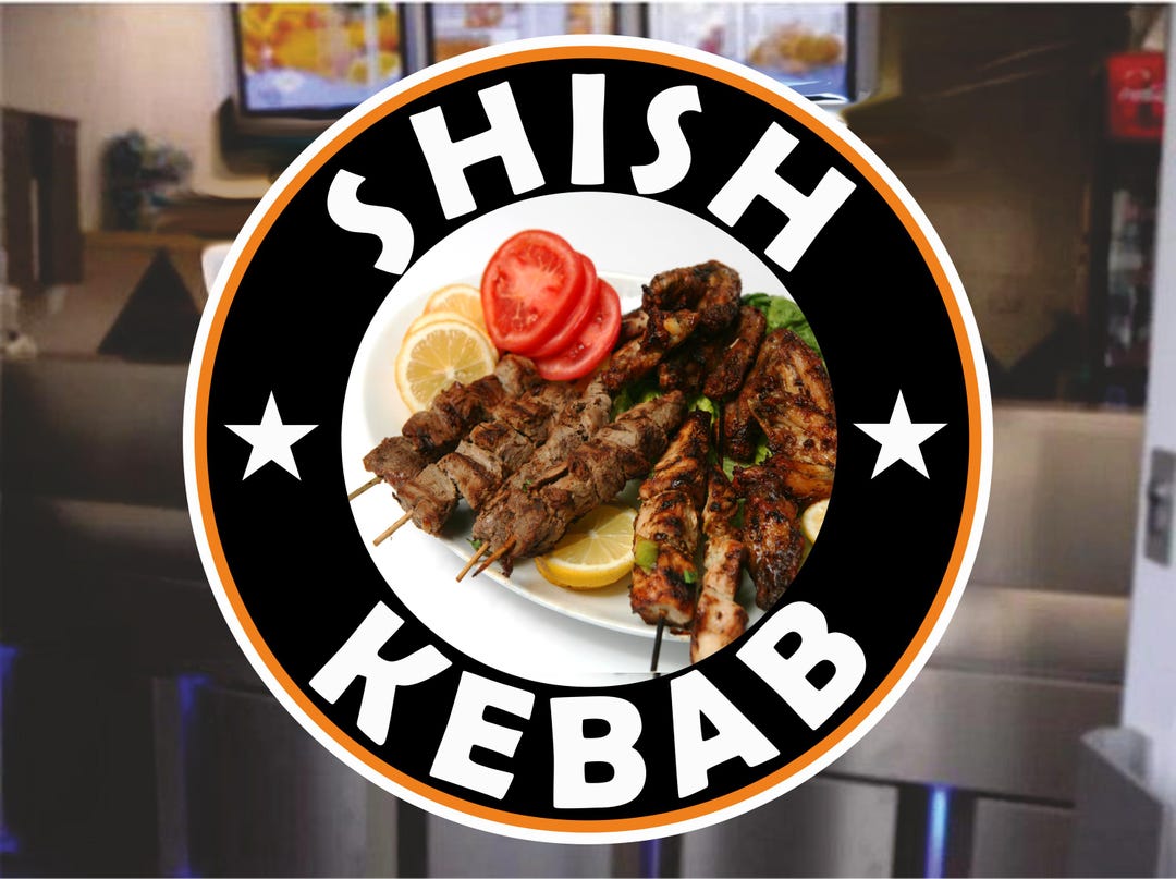Shish Kebabs Window Decal - Etsy