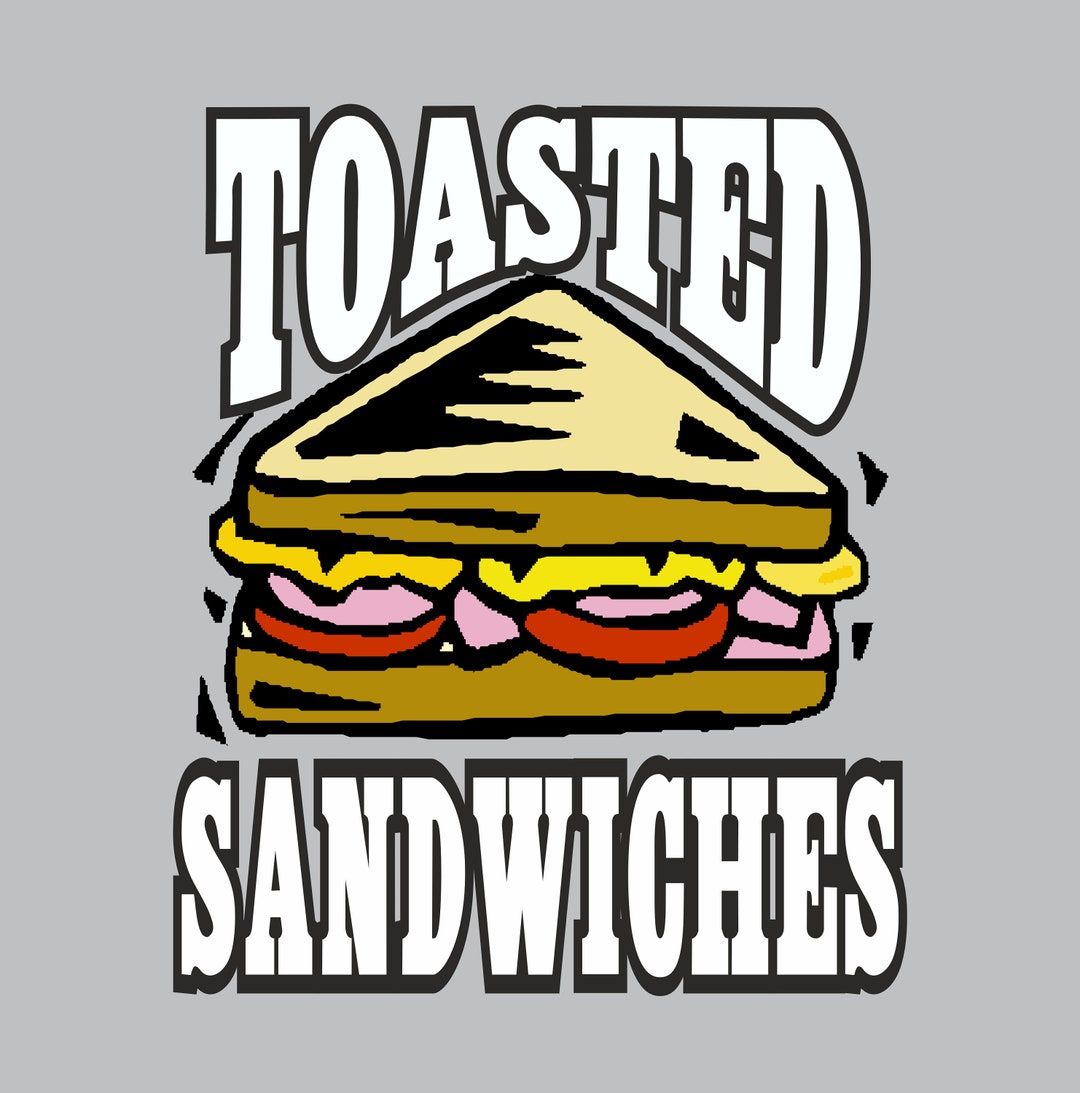 Toasted Sandwiches Long Window Decal - Etsy