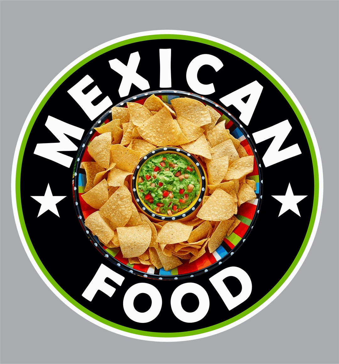 Mexican Food Window Decal - Etsy
