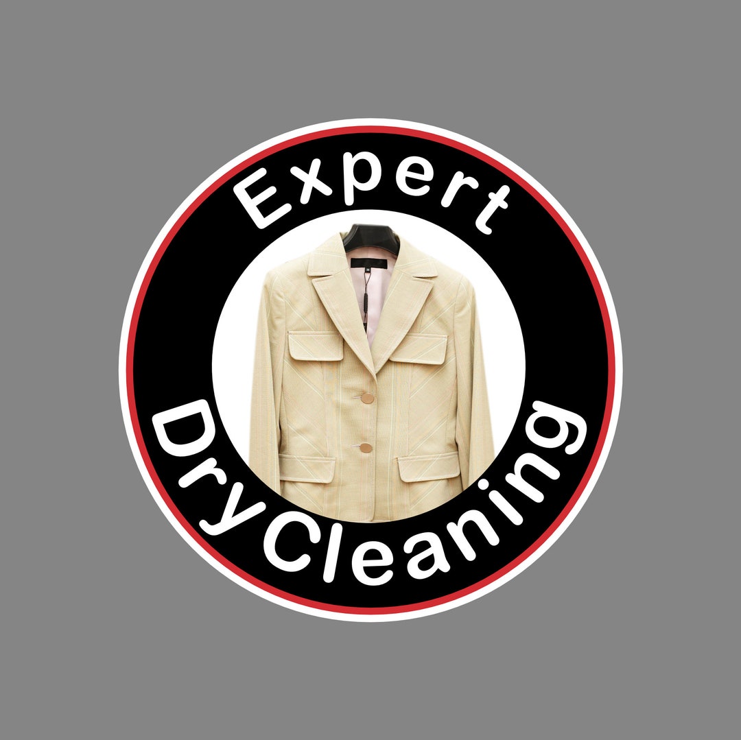 Expert Dry Cleaning Window Decal design 1 - Etsy