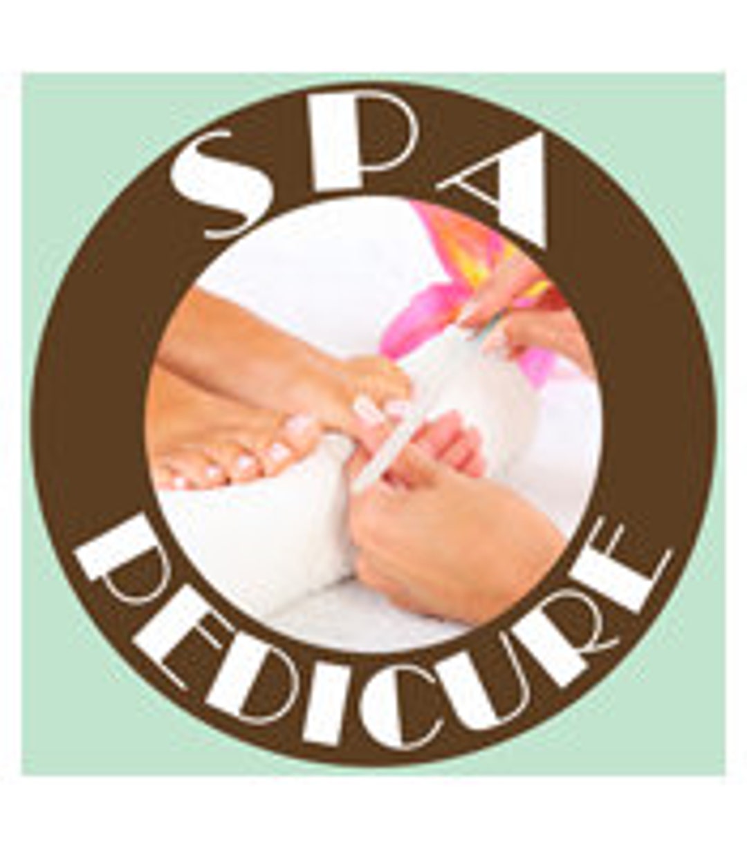 Spa Pedicure Window Decal - Etsy