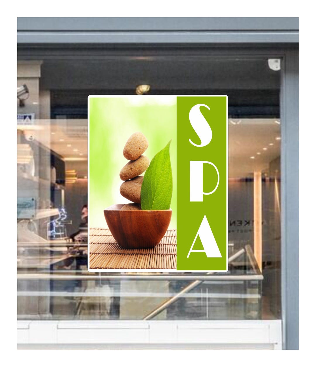 Spa Window Decal - Etsy