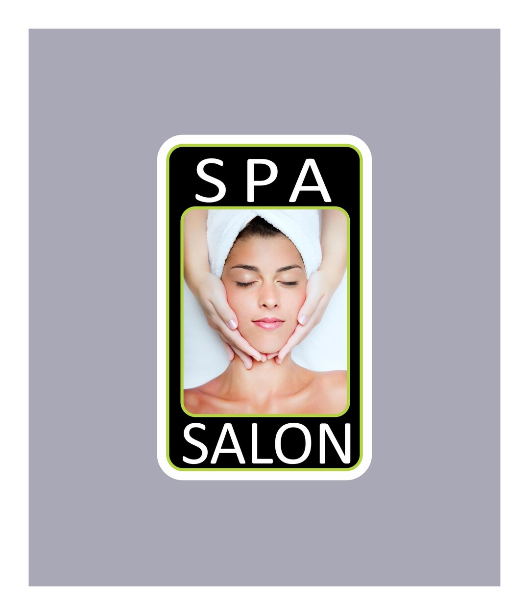 Spa Salon Window Decal - Etsy