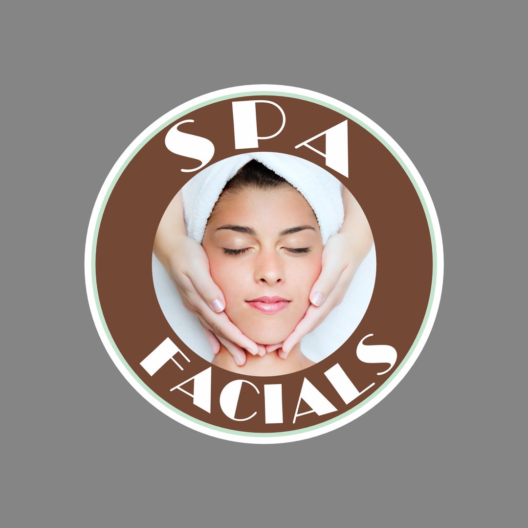 Spa Facials Window Decal - Etsy