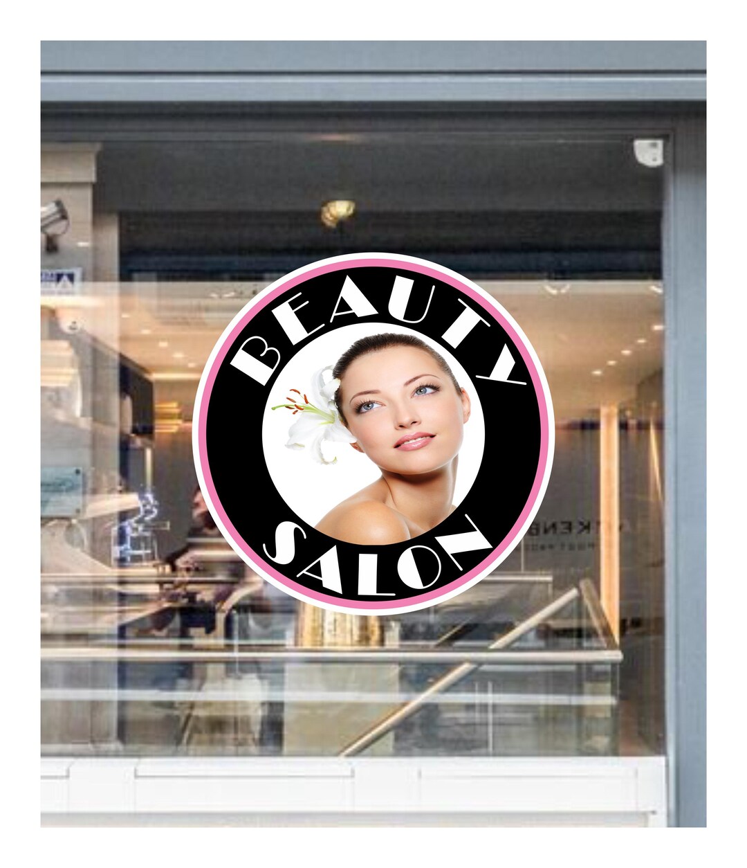 Beauty Salon Window Decal Sticker - Etsy