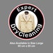 Expert Dry Cleaning Window Decal (design 1) - Etsy