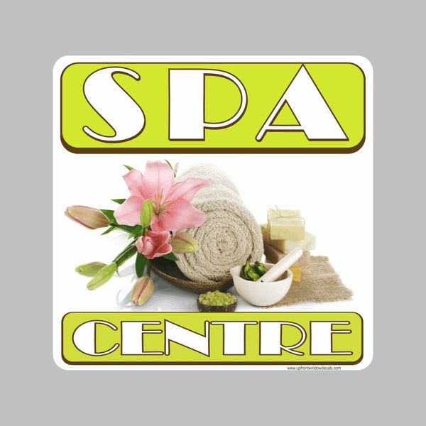 Spa Decal - Etsy