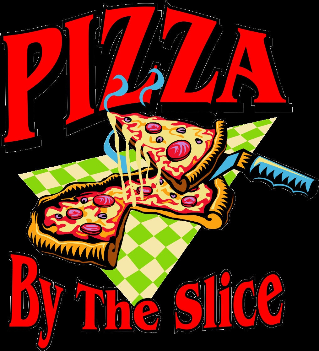 Pizza by the Slice Window Decal - Etsy