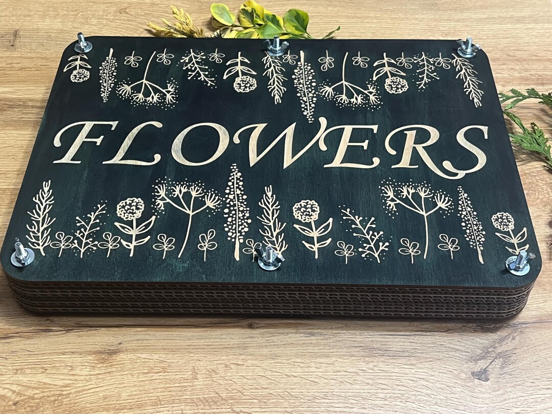 Wooden Flower Press Kit: Herbarium Hobby, Plant Drying - Etsy