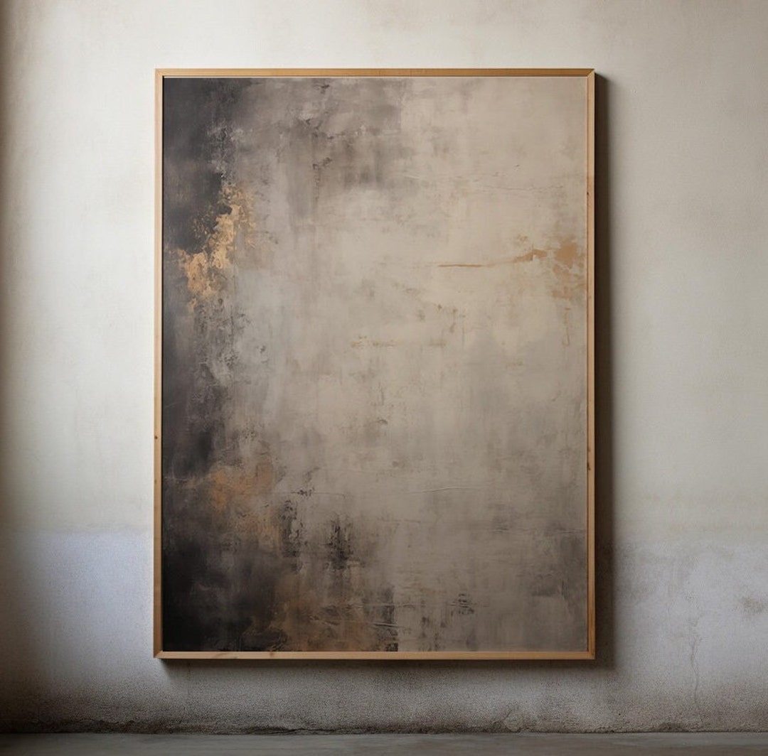 Abstract Earthy Texture Painting: Minimalist Wall Art (digital Download ...