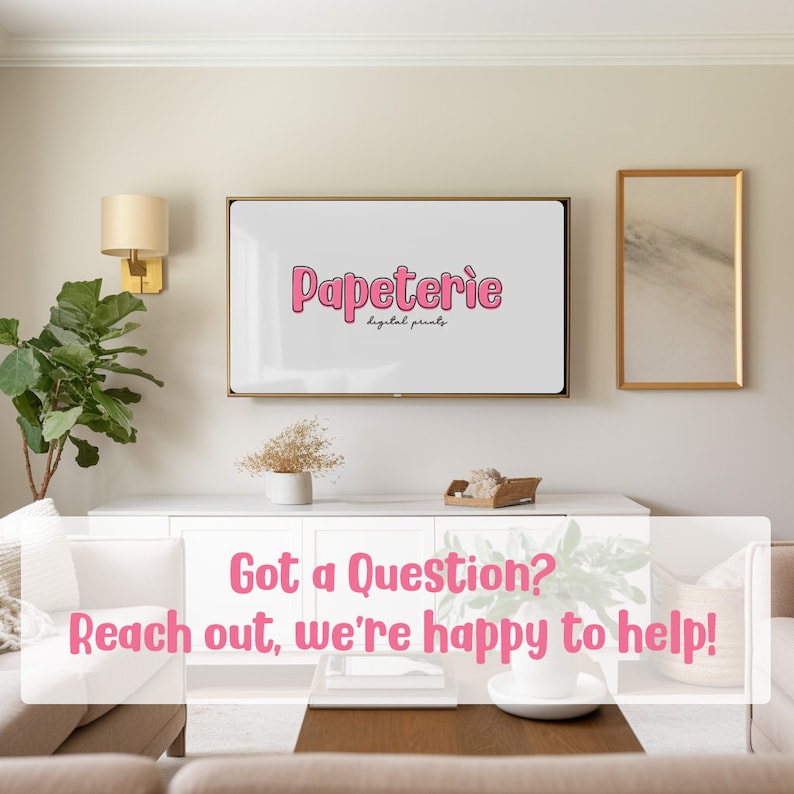 Abstract Pink Frame TV Art Modern Gold Painting Frame Tv Art Spring ...