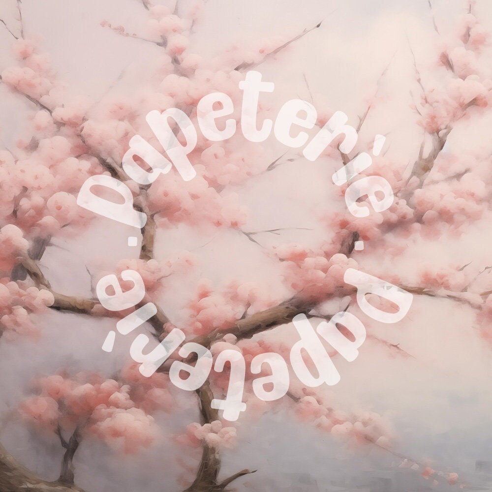 Cherry Blossom Tree Frame TV Art Vintage Nature for Frame TV Art ...
