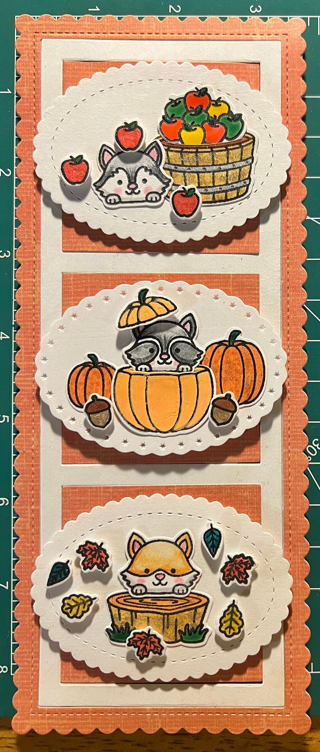 Peek-a-boo Woodland Critters Fall Embelishment - Etsy