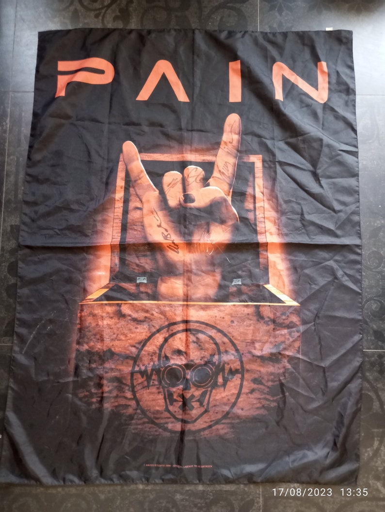 Pain Metal Band Poster With Autographs - Etsy