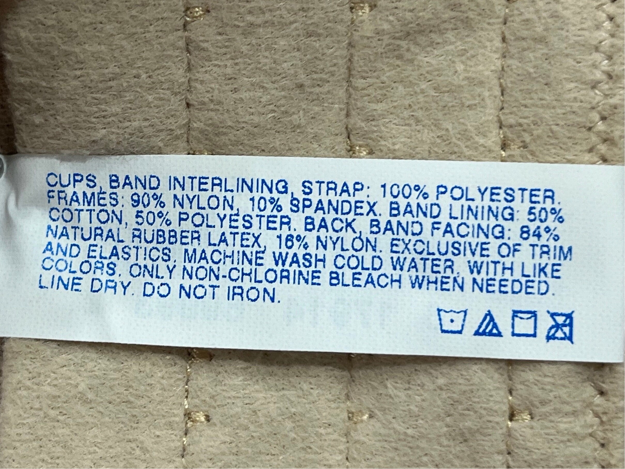 Like New Playtex 18 Hr Womens Beige Bra 44D 4693 No Wire Free Wireless ...