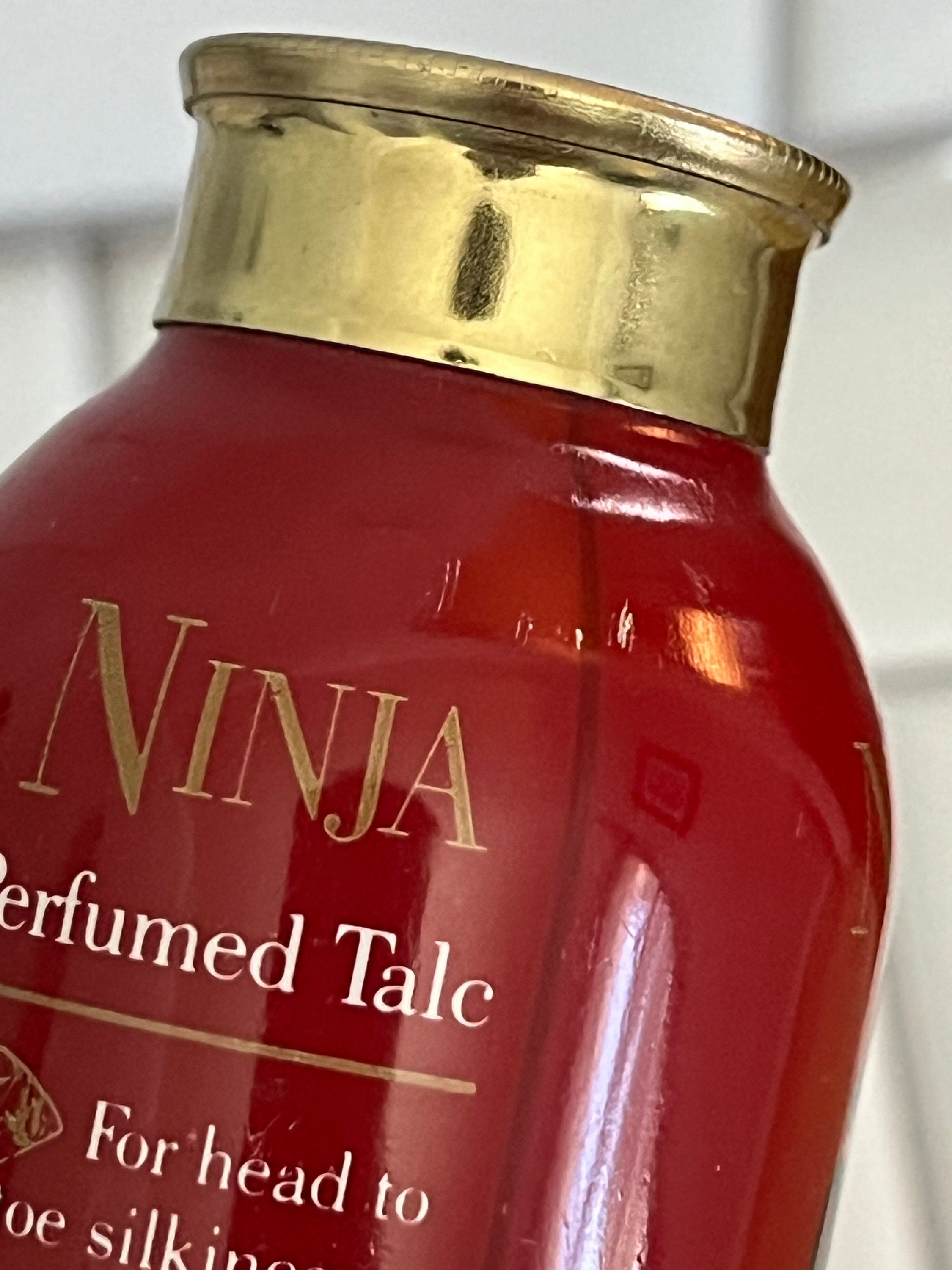 Vintage NINJA Perfumed Talc Body Powder Fragrance Bath Body TV Movie ...