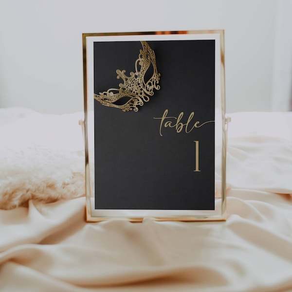 Formal Table Number - Etsy