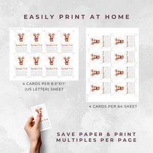 Printable Magical Reindeer Food Tag Template, DIY Editable Christmas ...