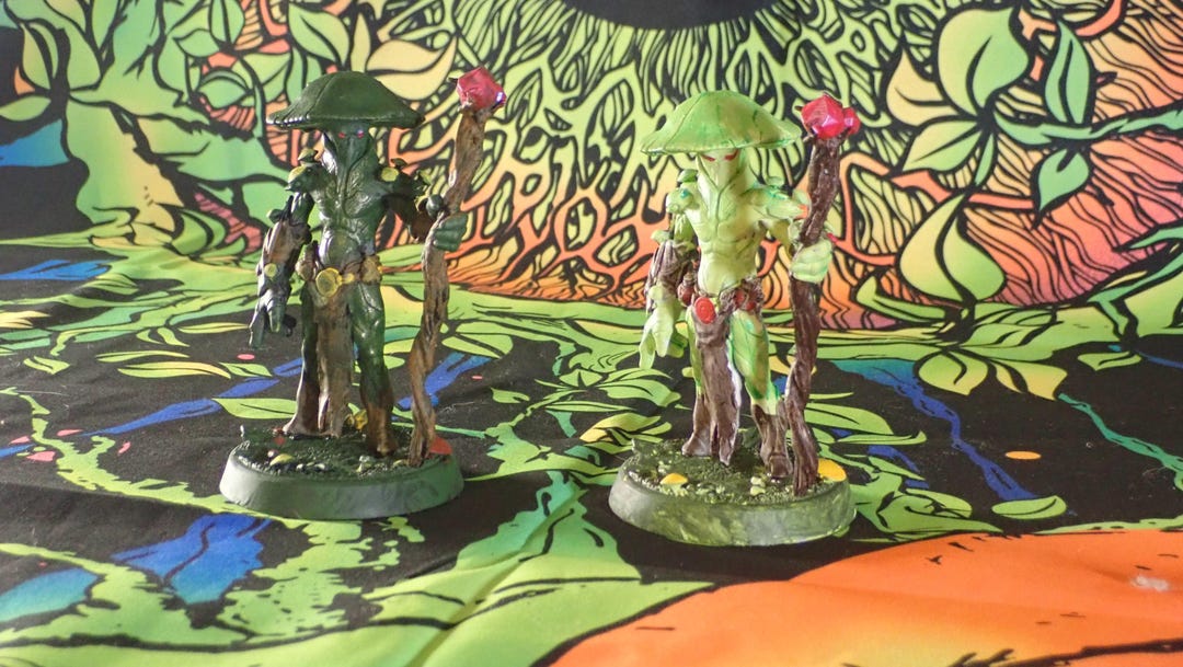 Myconid Warrior - Mushroom Guardian Miniature Unpainted for Dnd ...