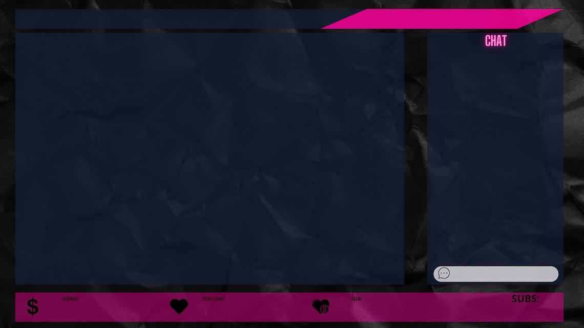 Animated Neon Twitch Overlay / Panels - Etsy