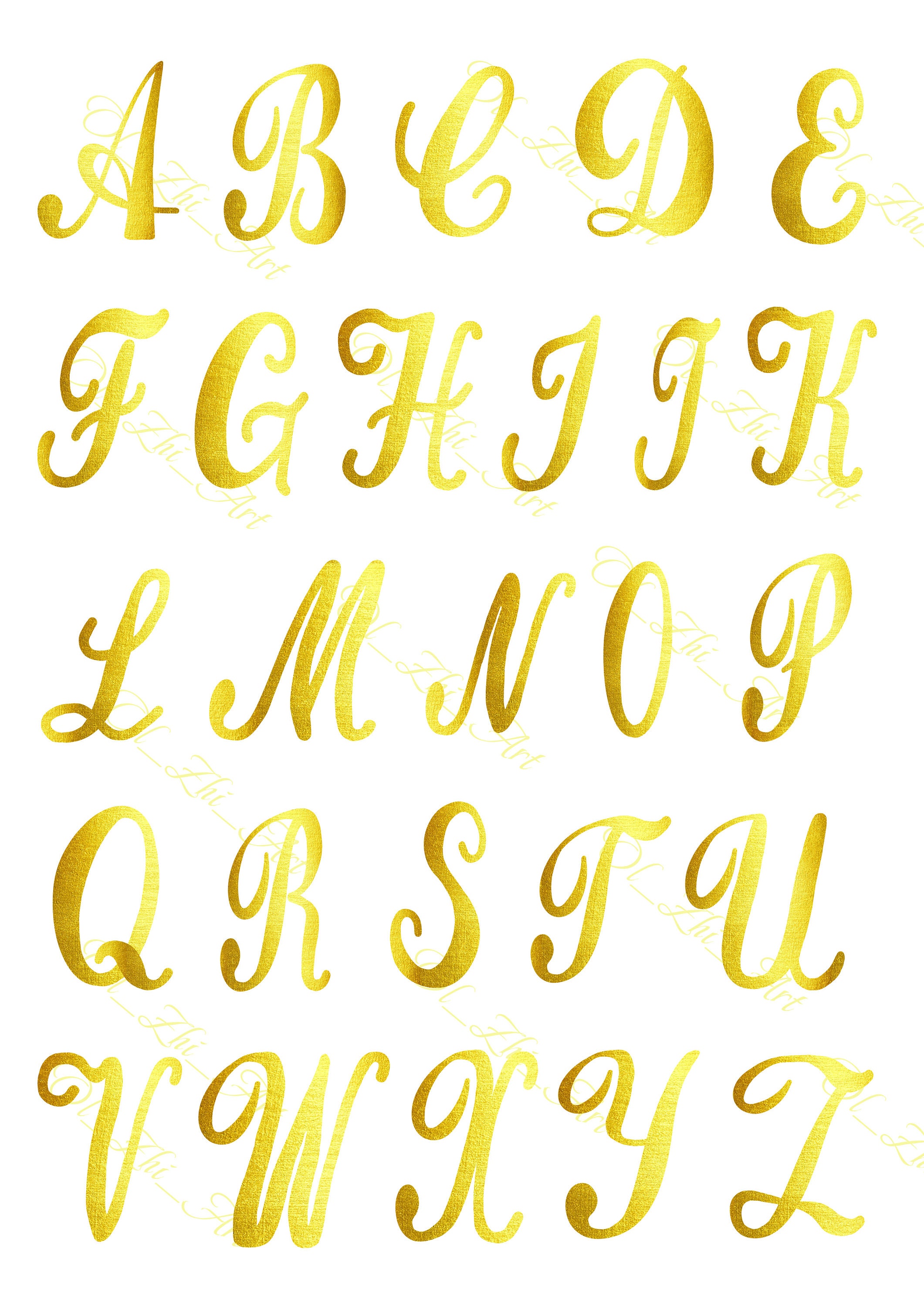 Gold Letters Individual PNG, Gold Alphabet PNG, Gold Glitter Alphabet ...