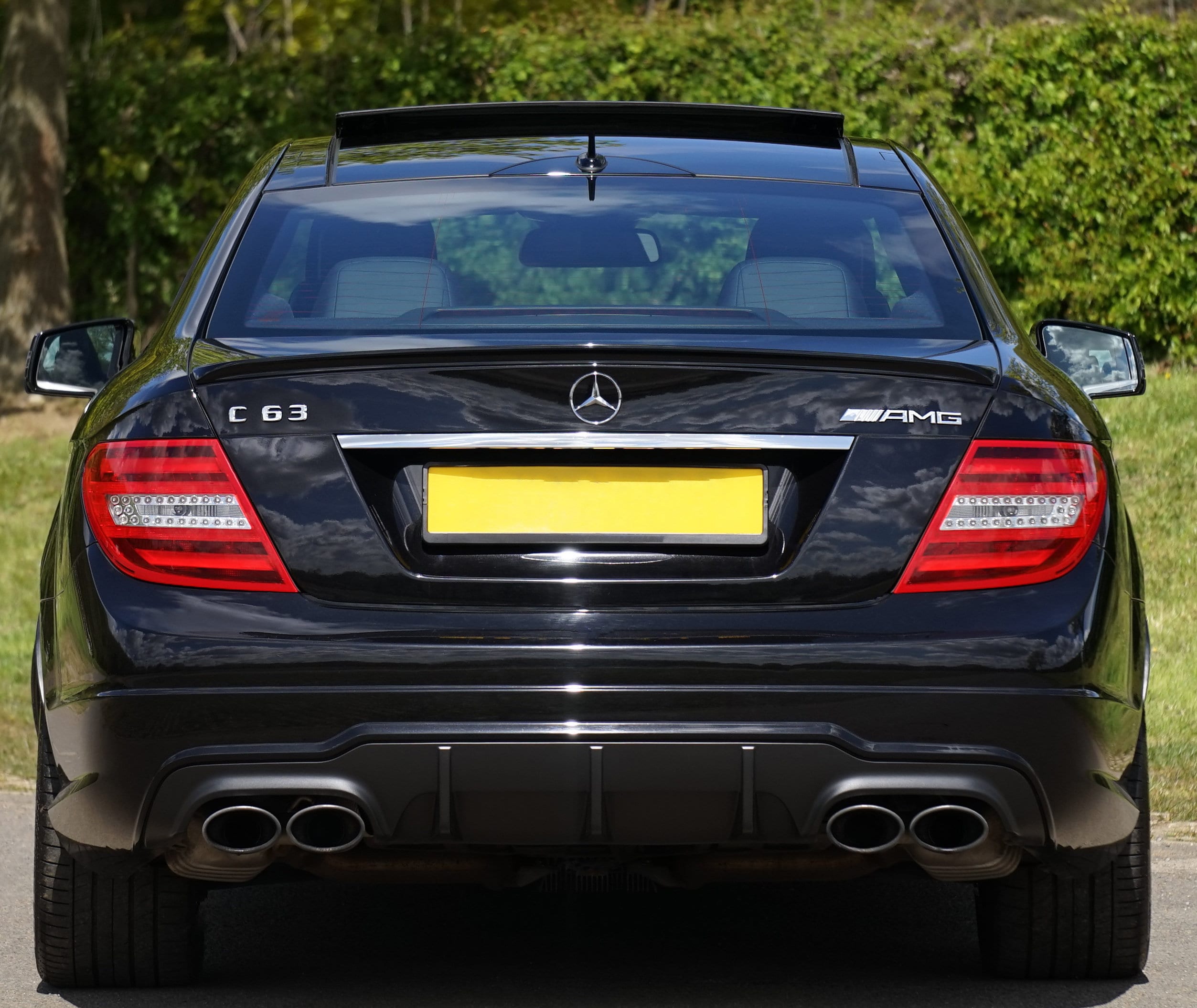 Mercedes-benz AMG C63 Vehicle Car Product Mockup Template Design for ...