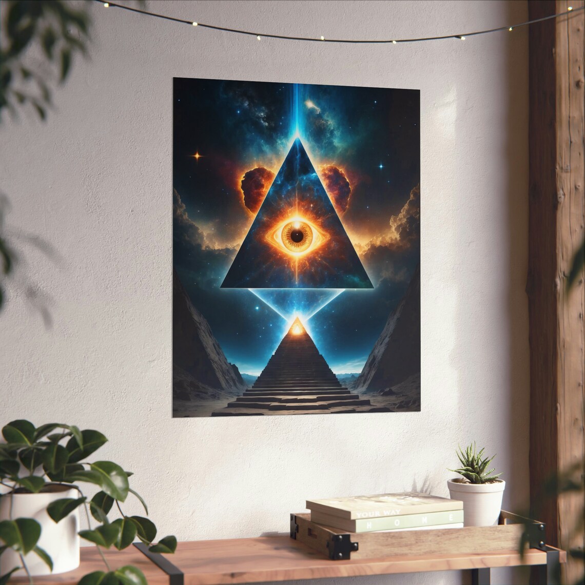 Eye of Providence Matte Vertical Poster Illuminati Eye - Etsy