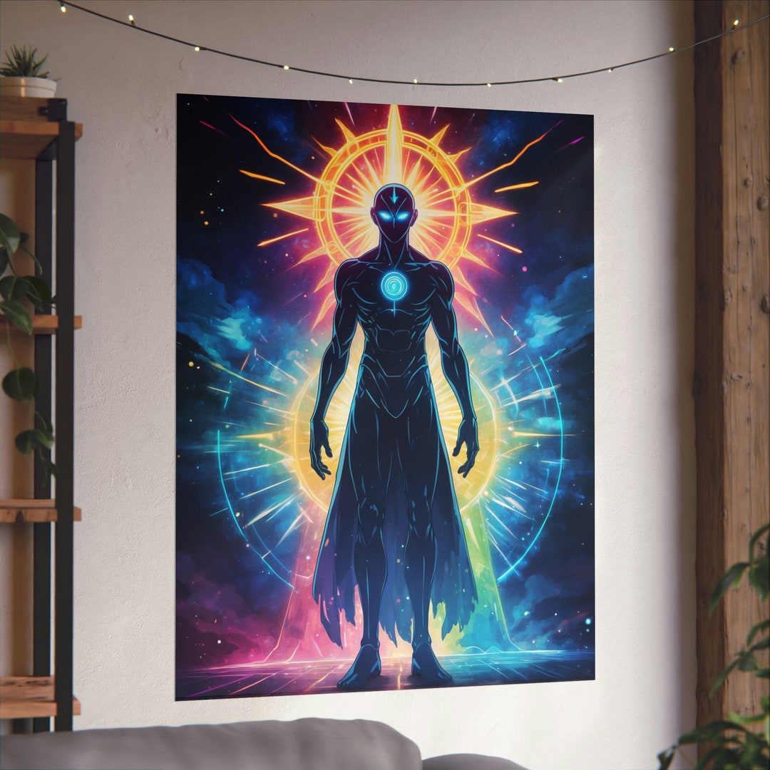 Solar Nexus Matte Vertical Poster Crown Chakra Activation - Etsy