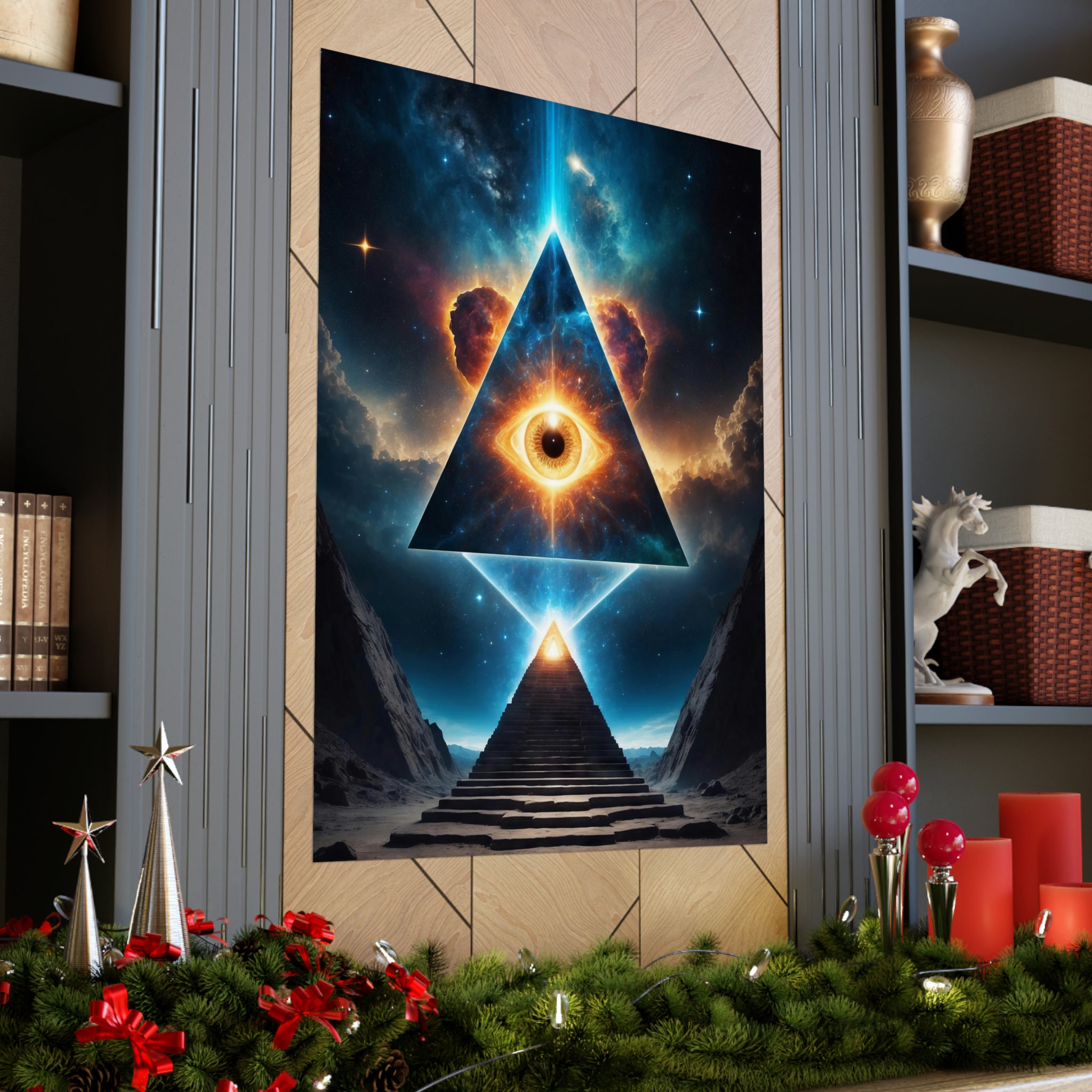 Eye of Providence Matte Vertical Poster Illuminati Eye - Etsy