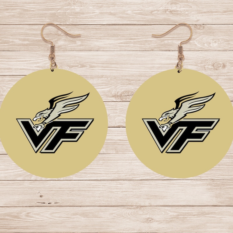 Custom Wood Logo Earrings - Etsy