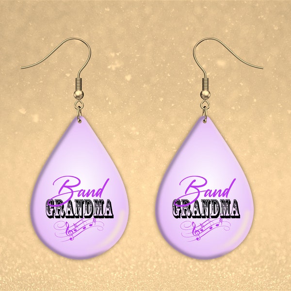 Band Grandma Earrings - Etsy