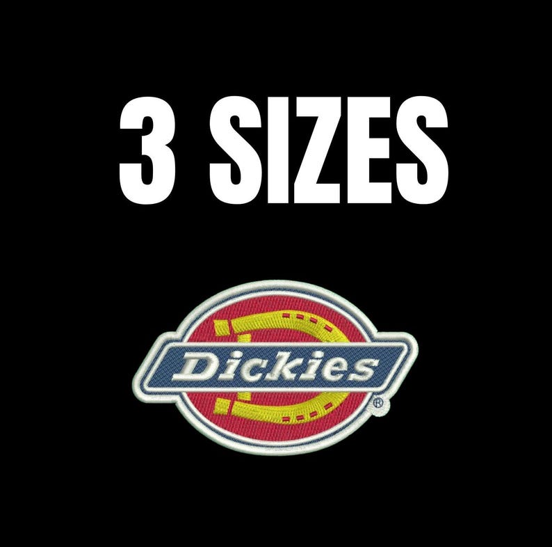 Dickies Logo Embroidery File (3 Sizes) - Etsy