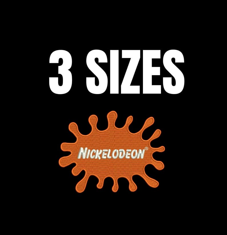 Nickelodeon Logo Embroidery File 3 Sizes - Etsy
