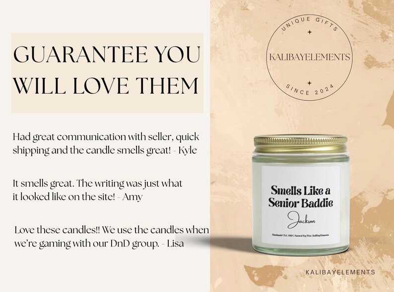 Senior Year Gift Candle - Class of 2026 Funny Graduation Gift, Gift for ...