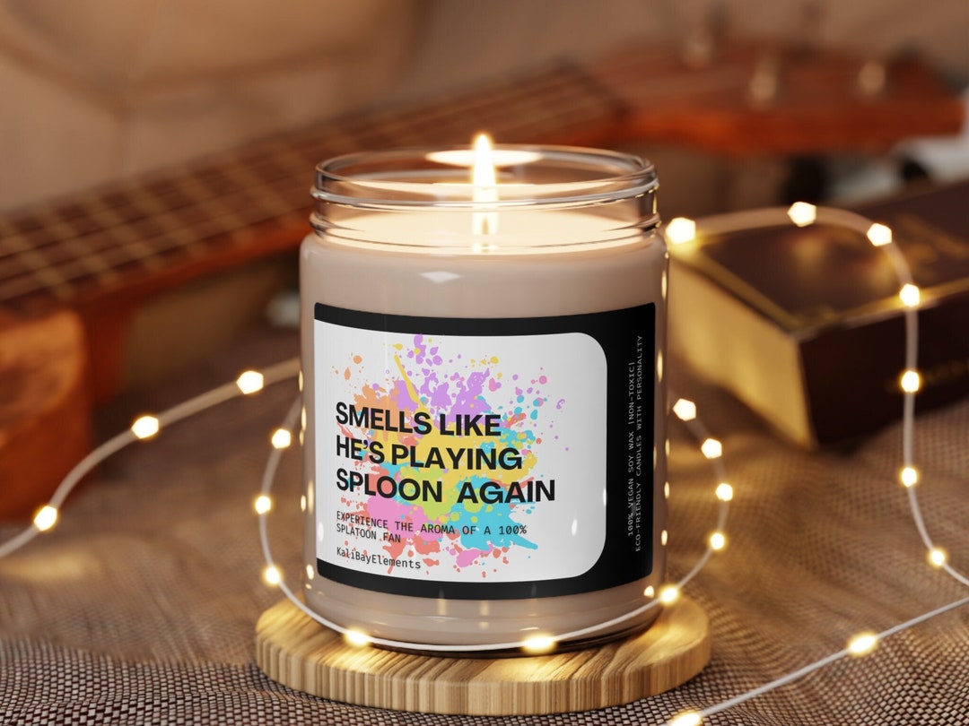 Splatoon Gift Funny Candle Birthday Gift for Sploon Gamer Boyfriend ...