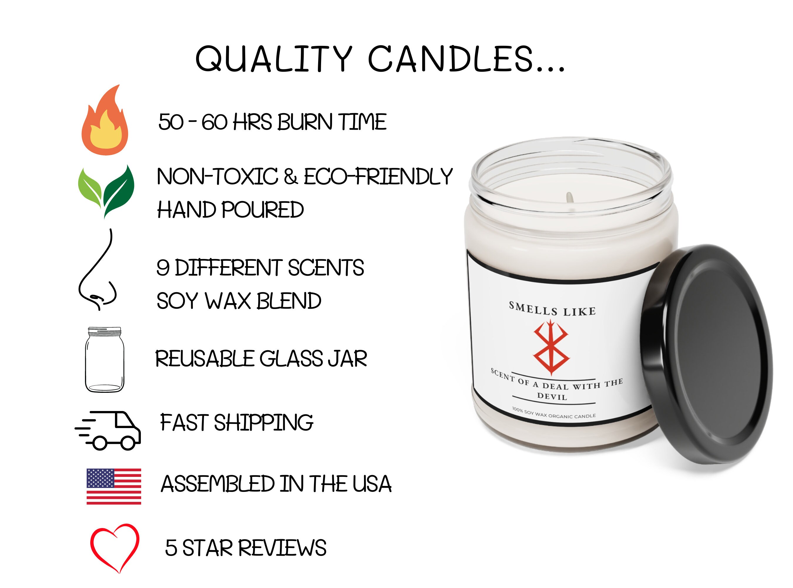 Berserk Inspired Candle Smells Like the Brand of Sacrifice Anime Lover ...