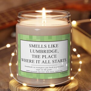 Runescape Candle Smells Like Lumbridge Soy Candle OSRS Merch for Fans ...