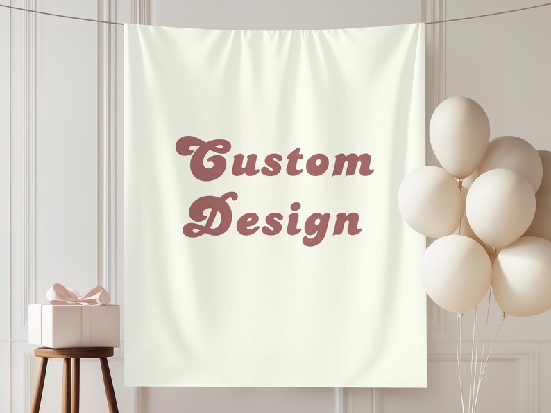 Custom Party Banner: Personalized Backdrop Sign, Wall Tapestry, Welcome ...