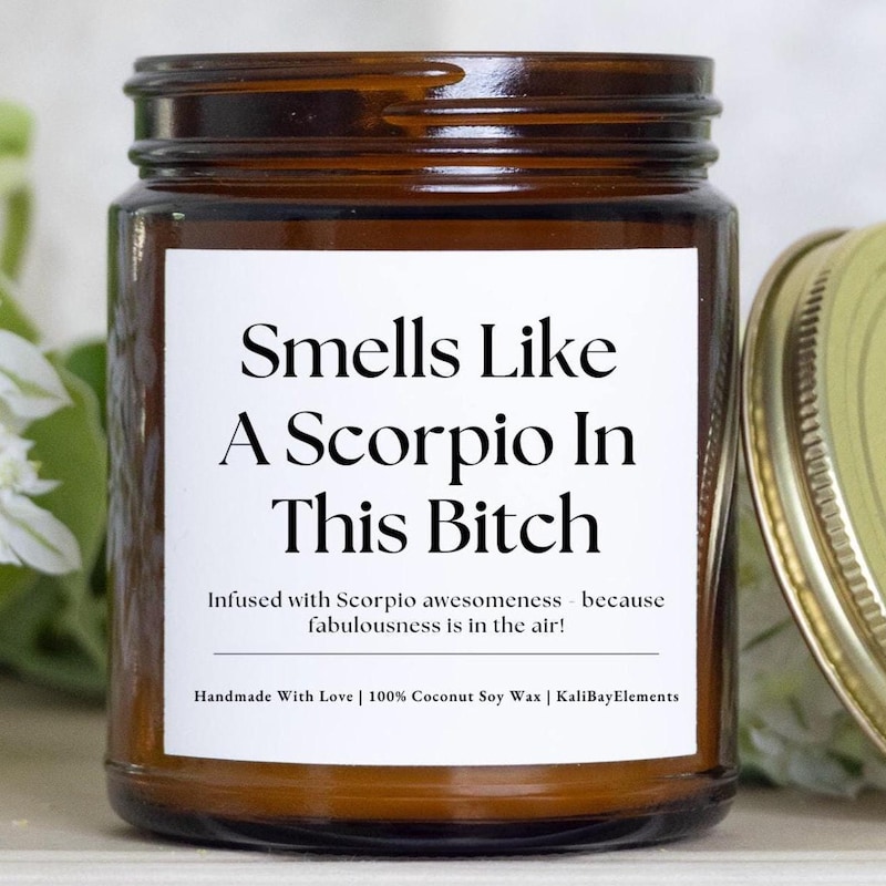 Scorpio Candle - Etsy