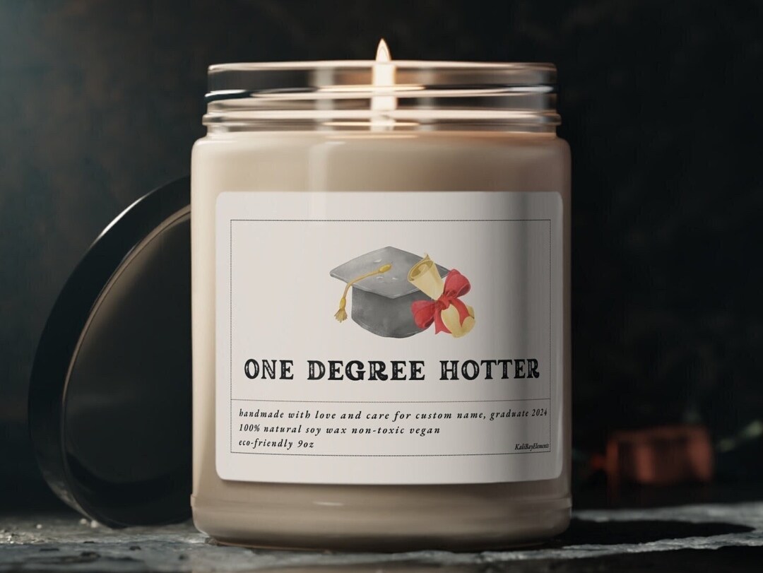 Personalized Candle for Class of 2024 2024 Graduation Gift Idea ...