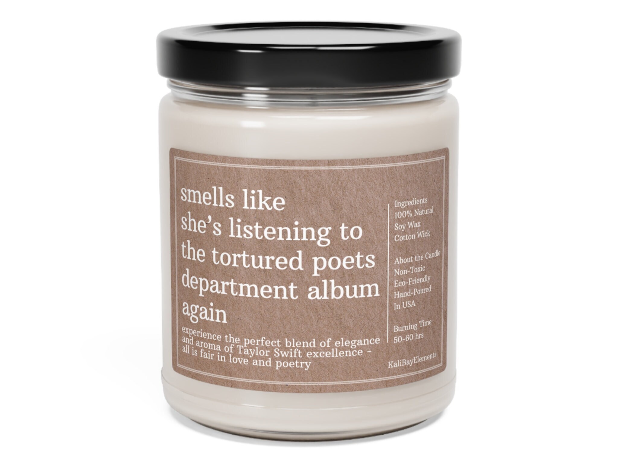 Taylor Swift the Tortured Poets Department Gift Candle Custom Birthday ...