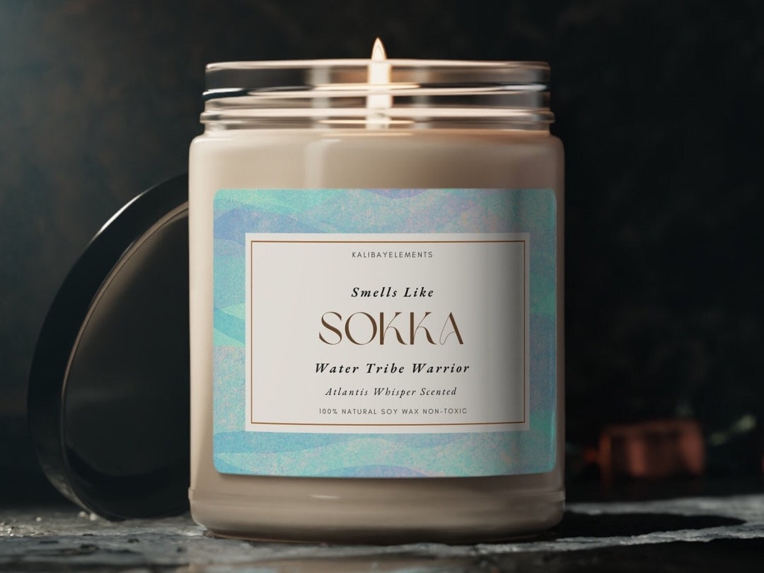Sokka Inspired Candle Atla Water Tribe Warrior Scent Avatar the Last ...